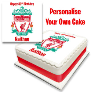 Liverpool FC Cake Topper Square - Eat Your Photo