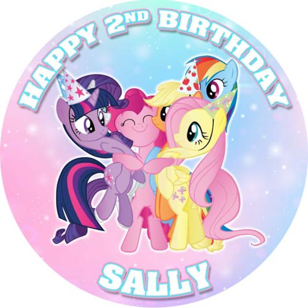 My Little Pony Cake Topper - Eat Your Photo