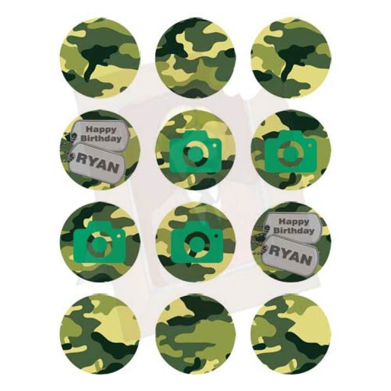 Personalised Cupcake Toppers Delivered - Eat Your Photo