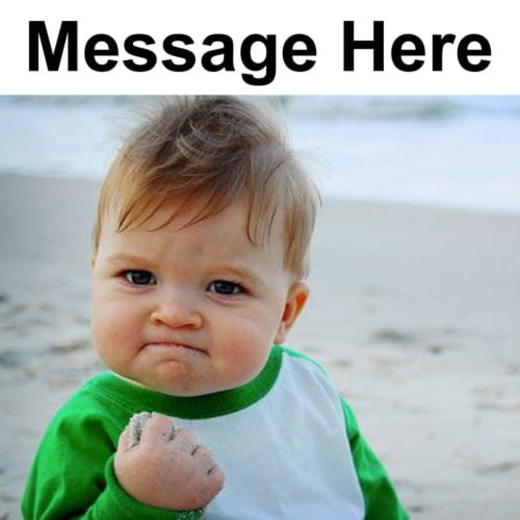 Success Kid Meme Edible - Eat Your Photo