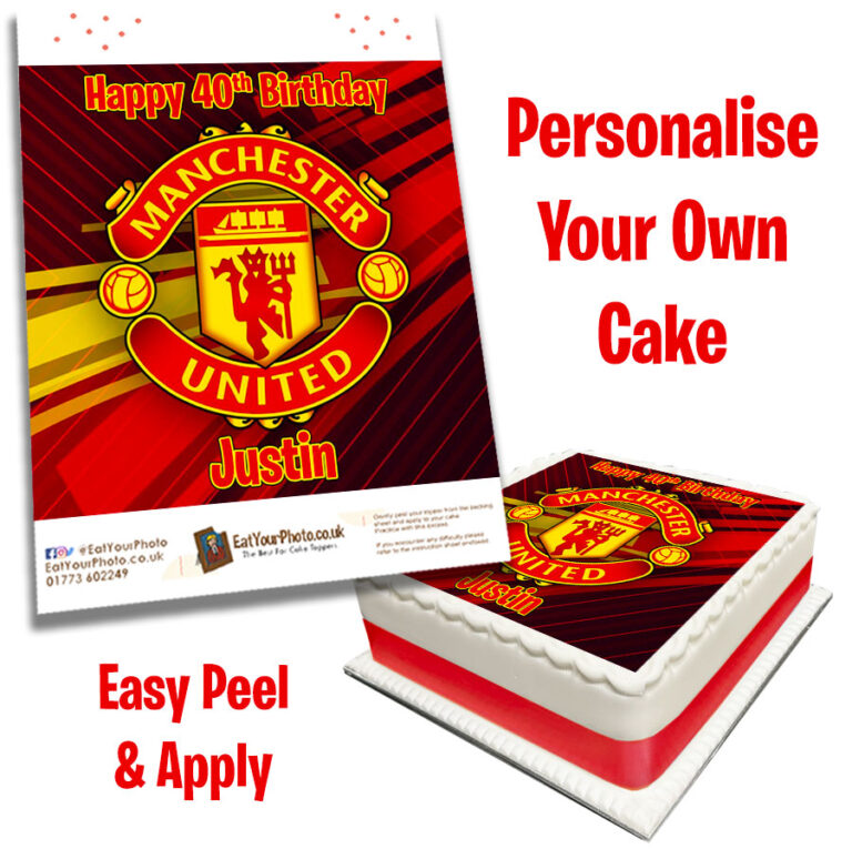Manchester United Edible Photo Square - Eat Your Photo
